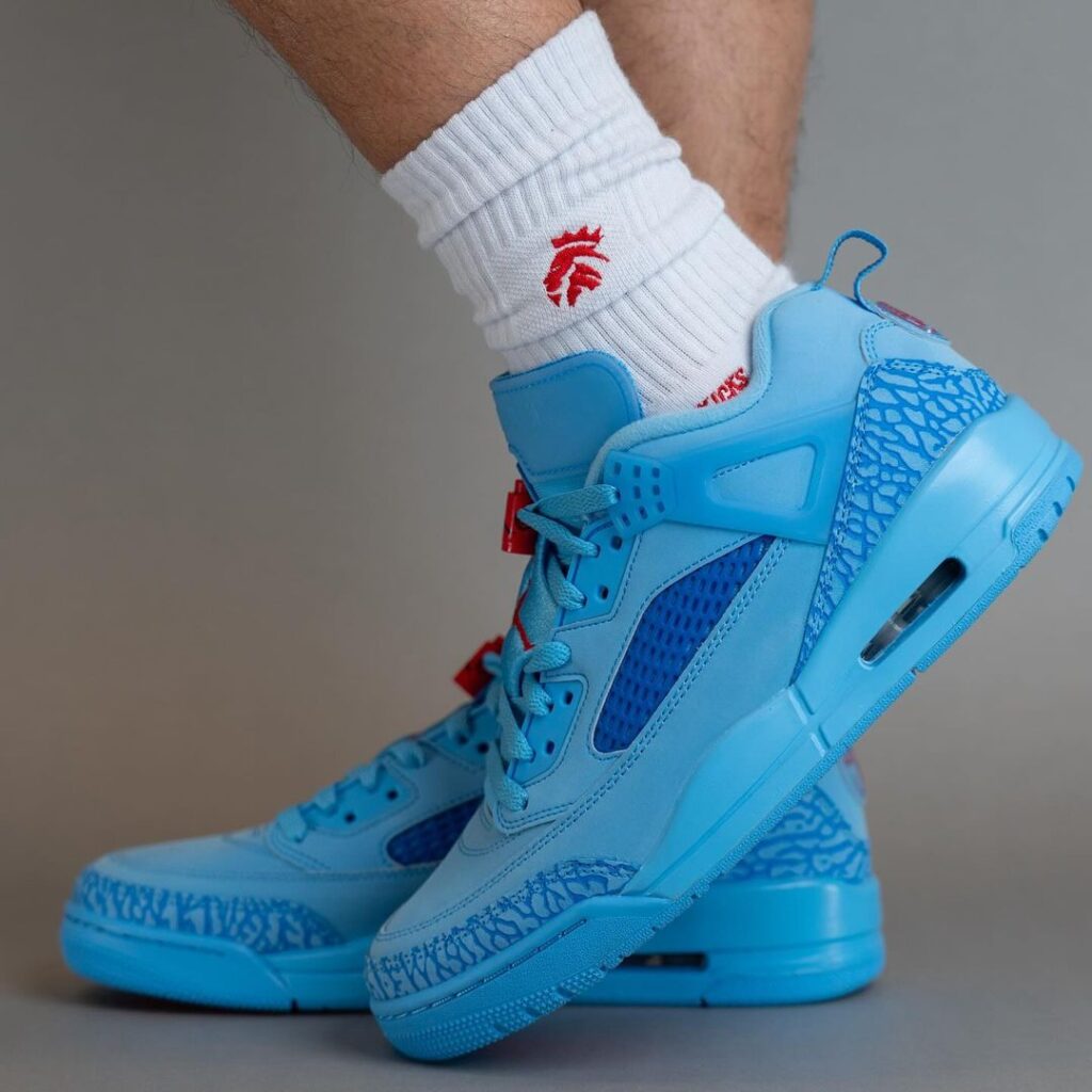 Jordan Spizike Low "Houston Oilers" On-Foot Look Revealed