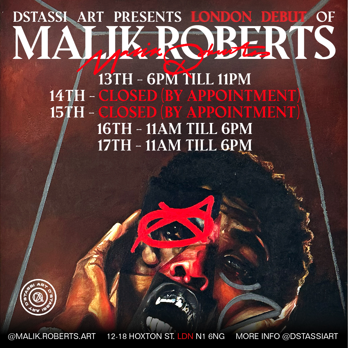 Malik Roberts Makes His Outstanding London Debut In A Solo Show ‘The ...